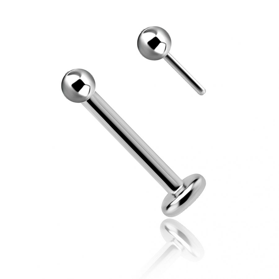 EAR AND LIP PIERCING JEWEL WITH BALL