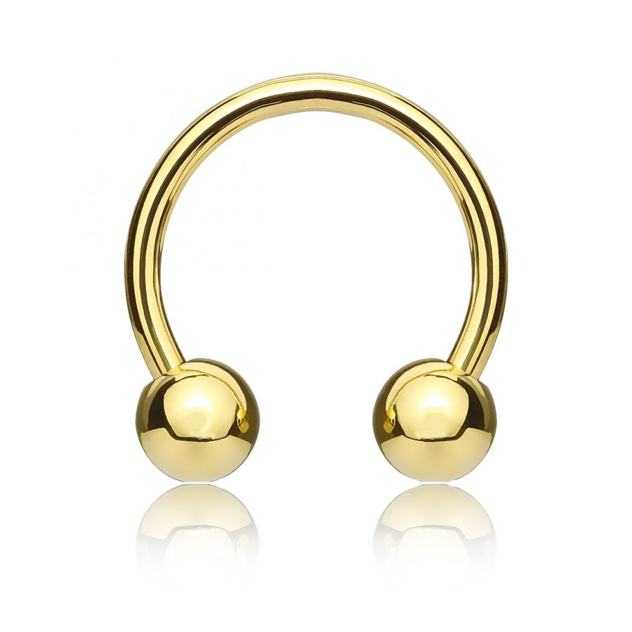 Gold Circular Barbell piercing online store.Get now your Circular ...