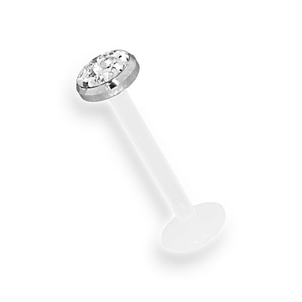 LIP PIERCING WITH PREMIUM CRYSTAL